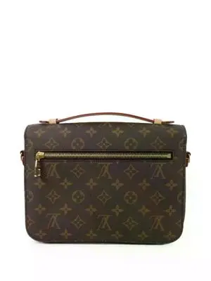 LOUIS VUITTON Mm Pochette Metis Tote Bag - Brown