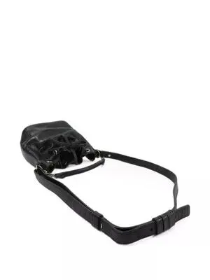 Saint Laurent Small Emmanuelle Croc-effect Bucket Bag