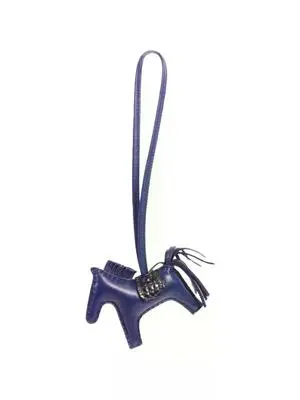 Hermès Pm Rodeo Horse Bag Charm - Blue