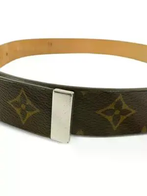 LOUIS VUITTON Monogram Ceinture Carre Belt - Brown