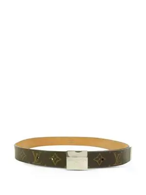LOUIS VUITTON Monogram Ceinture Carre Belt - Brown