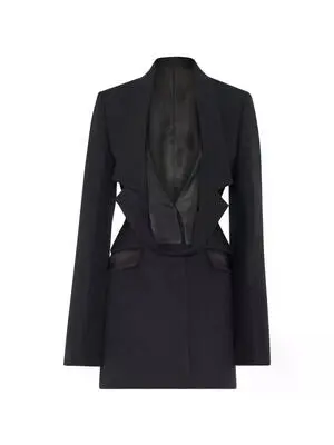 JEAN PAUL GAULTIER Reversed Collar Tailoring Fitted Jacket - Blue
