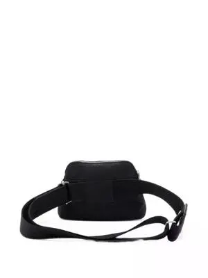 Hermès Bolide Ceinture Balle De Golf Toile And Leather Gm Belt Bag - Black