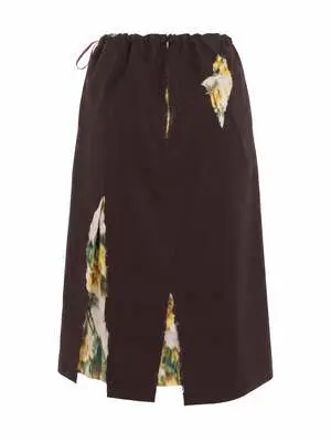 Prada Gabardine Skirt - Multicolor