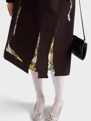Prada Gabardine Skirt - Multicolor