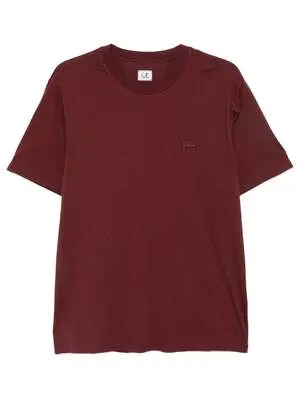 C.P. COMPANY T-shirt 30/1 In Jersey Con Patch Logo - Red