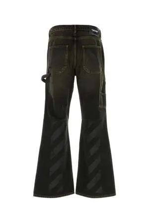 Off-White Black Denim Jeans - Multicolor