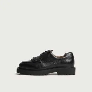 JACQUES SOLOVIERE Max Jumbo Grain Derbie - Black