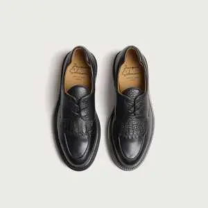 JACQUES SOLOVIERE Max Jumbo Grain Derbie - Black