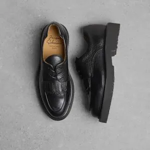 JACQUES SOLOVIERE Max Jumbo Grain Derbie - Black
