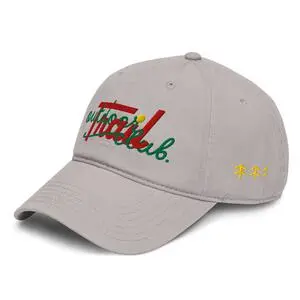 ANCHOR & CREW Outdoor Trail Club Supply Cotton Embroidered Cap - Grey