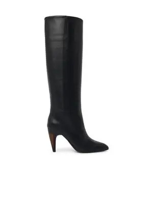 Isabel Marant Étoile Jany' Leather Boots - Black