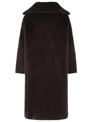 Max Mara Tedgirl' Dark Alpaca Blend Coat - Brown