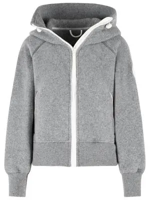 Canada Goose Chilliwack' Grey Wool Blend Bomber Jacket - Gray