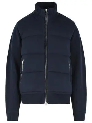 TOM FORD Navy Wool Blend Jacket