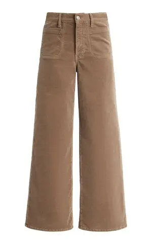 FRAME Le Slim Palazzo Modernist Pocket Corduroy Jeans