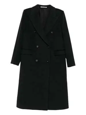 Tagliatore Double Breasted Cashmere Coat - Gray