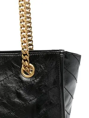 Saint Laurent Borsa Shopping Niki Piccola In Pelle Vintage - Black