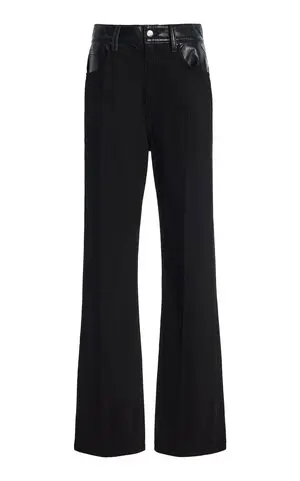 AGOLDE Morgan Rigid Mid-rise Straight-leg Jeans - Black