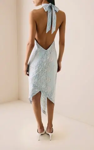 Emilio Pucci Printed Silk-twill Maxi Dress - Blue