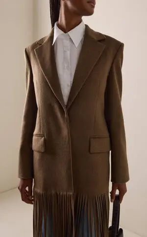 TWP Mattie Fringed Cashmere Coat