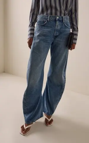 AGOLDE Spiral Rigid Mid-rise Barrel-leg Jeans