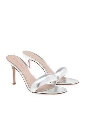 GIANVITO ROSSI Leather Bijoux Mule 85