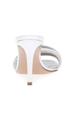 GIANVITO ROSSI Leather Bijoux Mule 85