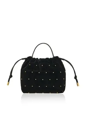 Chloé Studded Velvet Pouch