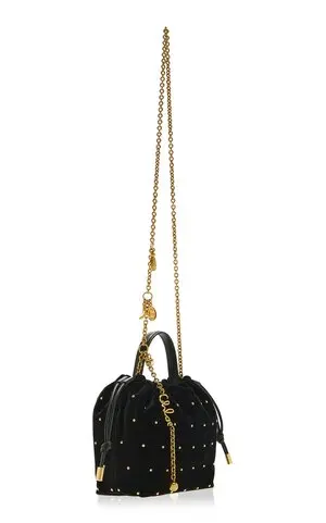 Chloé Studded Velvet Pouch