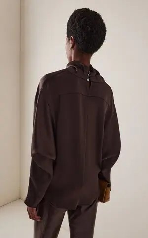 Citizens Of Humanity Ilaria Draped Satin Top