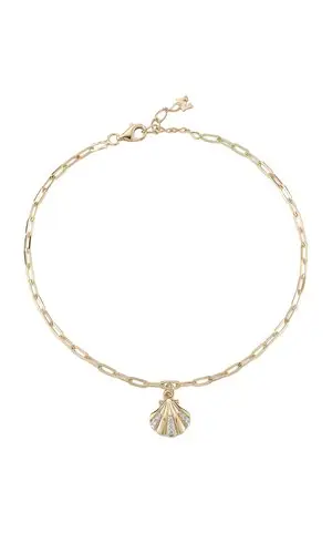 Mateo Petite Venus Anklet - Gold