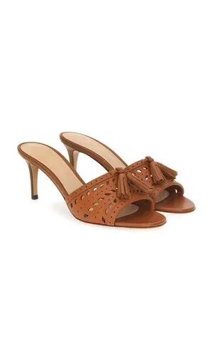 GIANVITO ROSSI Fes Leather Mules