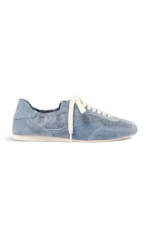 Simkhai Georgie Denim Leather Combo Sneaker - Blue