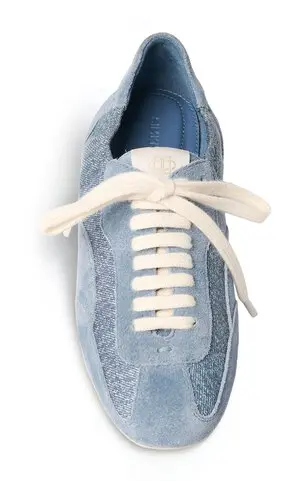 Simkhai Georgie Denim Leather Combo Sneaker