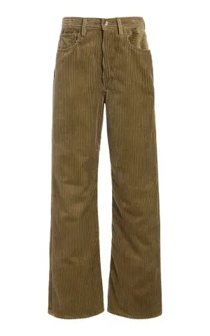 AGOLDE Vintage Loose Corduroy Wide-leg Pants - Brown