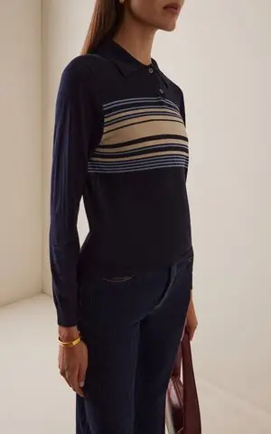 Still Here Daughter Striped Knit Sweater