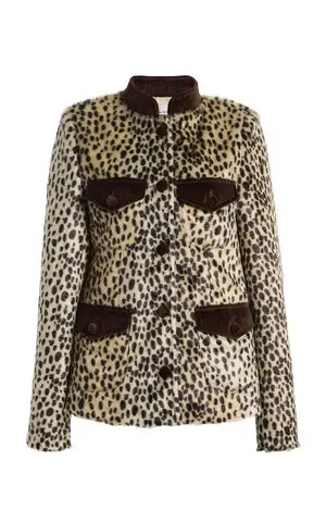CARELLI Carol Faux Fur Jacket - Animal