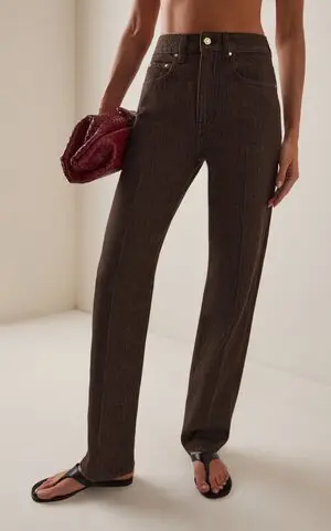 Ossou Noon Rigid Mid-rise Straight-leg Jeans