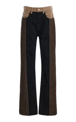 Ossou Jane Rigid Mid-rise Straight-leg Jeans - Multi