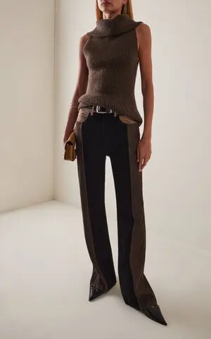 Ossou Jane Rigid Mid-rise Straight-leg Jeans