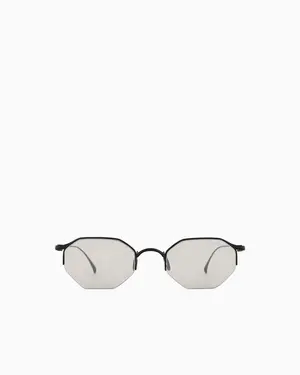 Giorgio Armani Irregular-shaped Sunglasses - Black