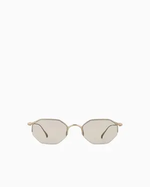 Giorgio Armani Irregular-shaped Sunglasses Gold