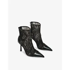 Steve Madden Arlette Lace Heeled Ankle Boots