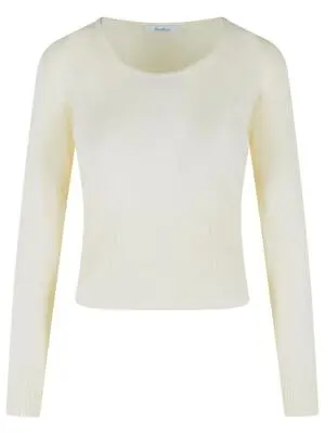 MAX MARA Max Mara 'Vetta' White Wool Sweater Women
