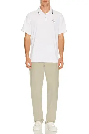 Vuori Meta Classic Fit Trouser In Beige - Truffle