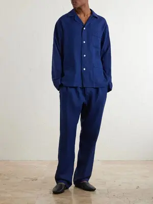 Anderson & Sheppard Linen Pyjama Set
