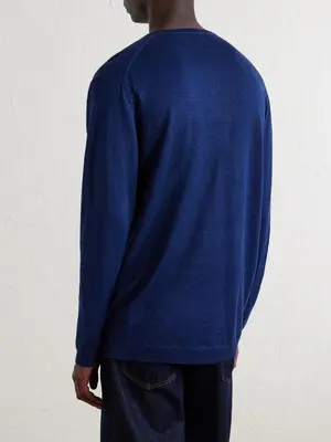 Anderson & Sheppard Linen Henley Sweater