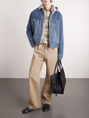 JW Anderson Corduroy-trimmed Denim Jacket