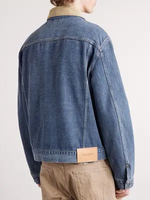 JW Anderson Corduroy-trimmed Denim Jacket